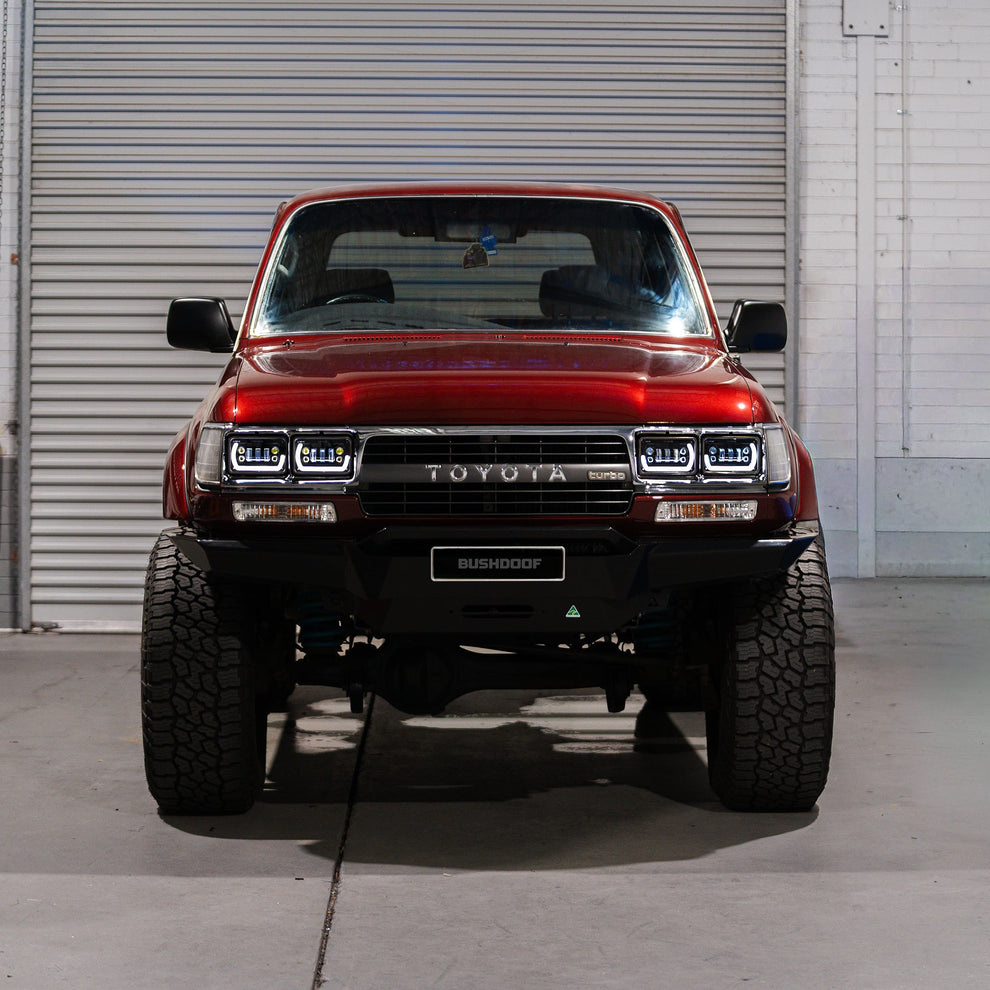4x6" Angry Eye LED Headlights for 60 & 80 Series LandCruiser | Bushdoof ...