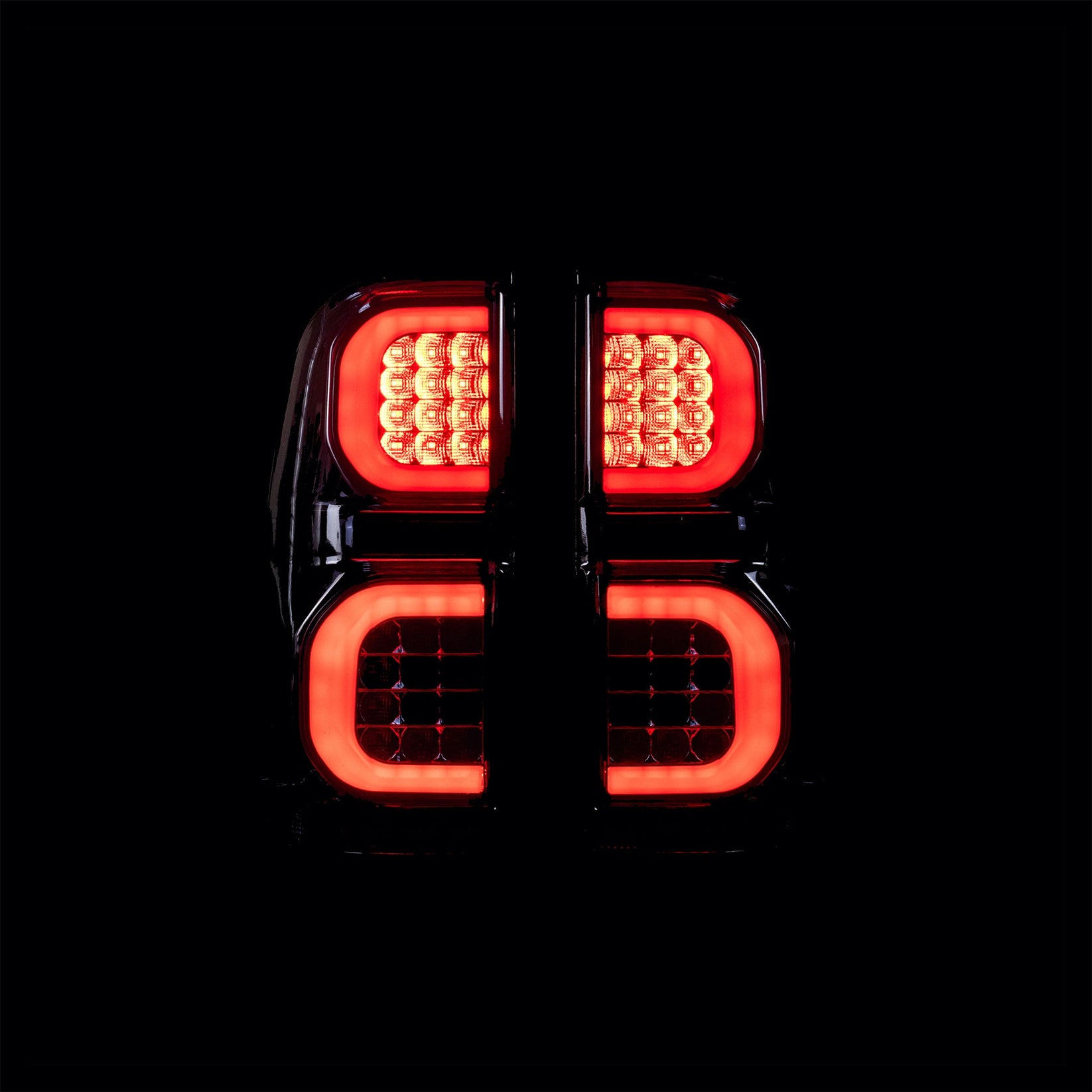 Blacked Out LED Tail Lights for N70 Hilux (GR Style) – Bushdoof Lighting