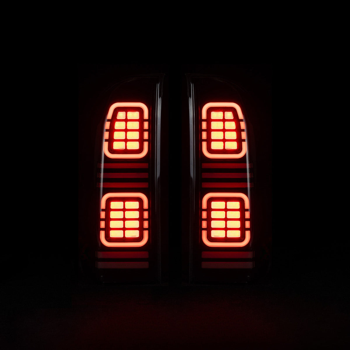 Blacked Out LED Tail Lights for Nissan GU S4 Patrol Y61 – Bushdoof Lighting