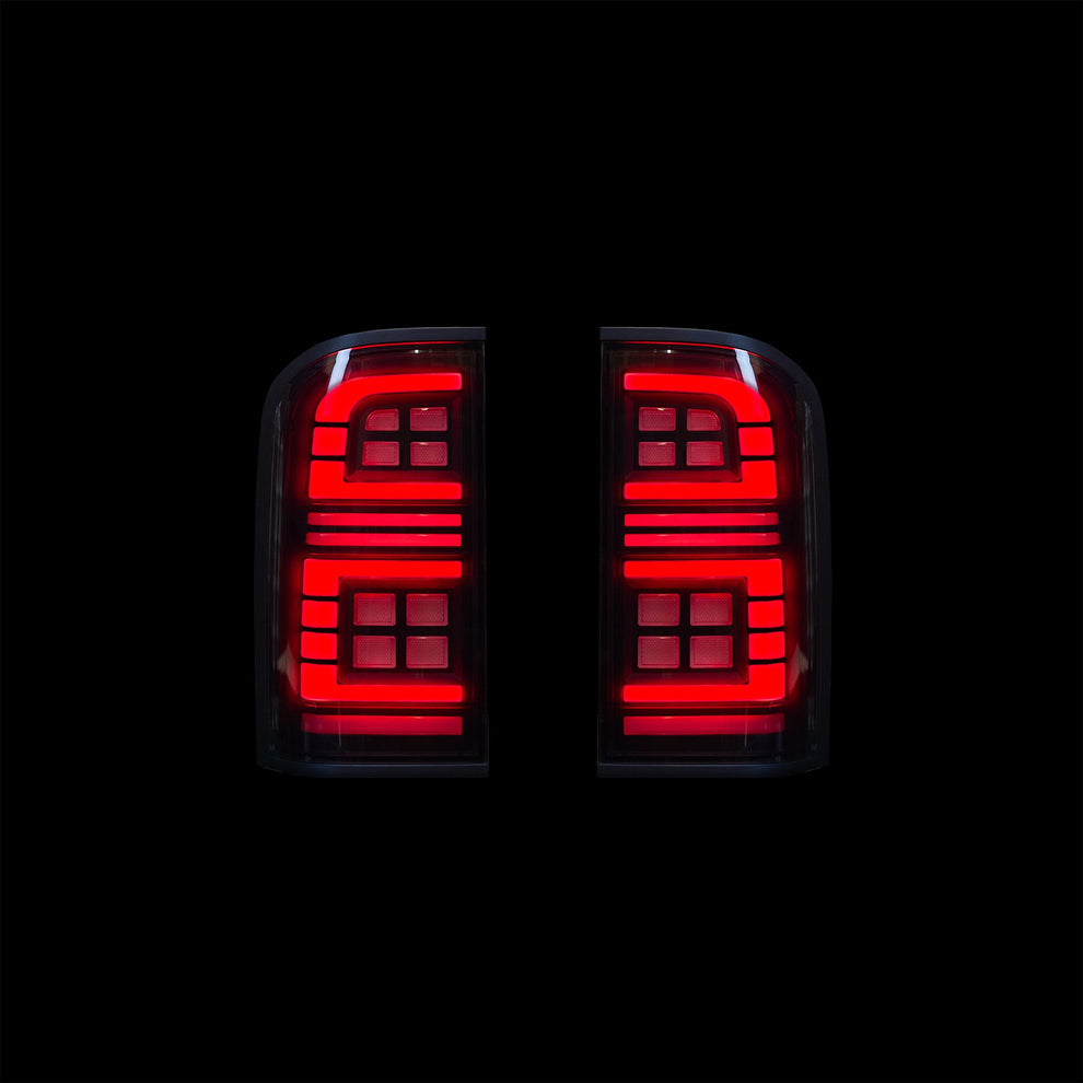 Blacked Out LED Tail Lights for Nissan GU S1-3 Patrol Y61 – Bushdoof ...