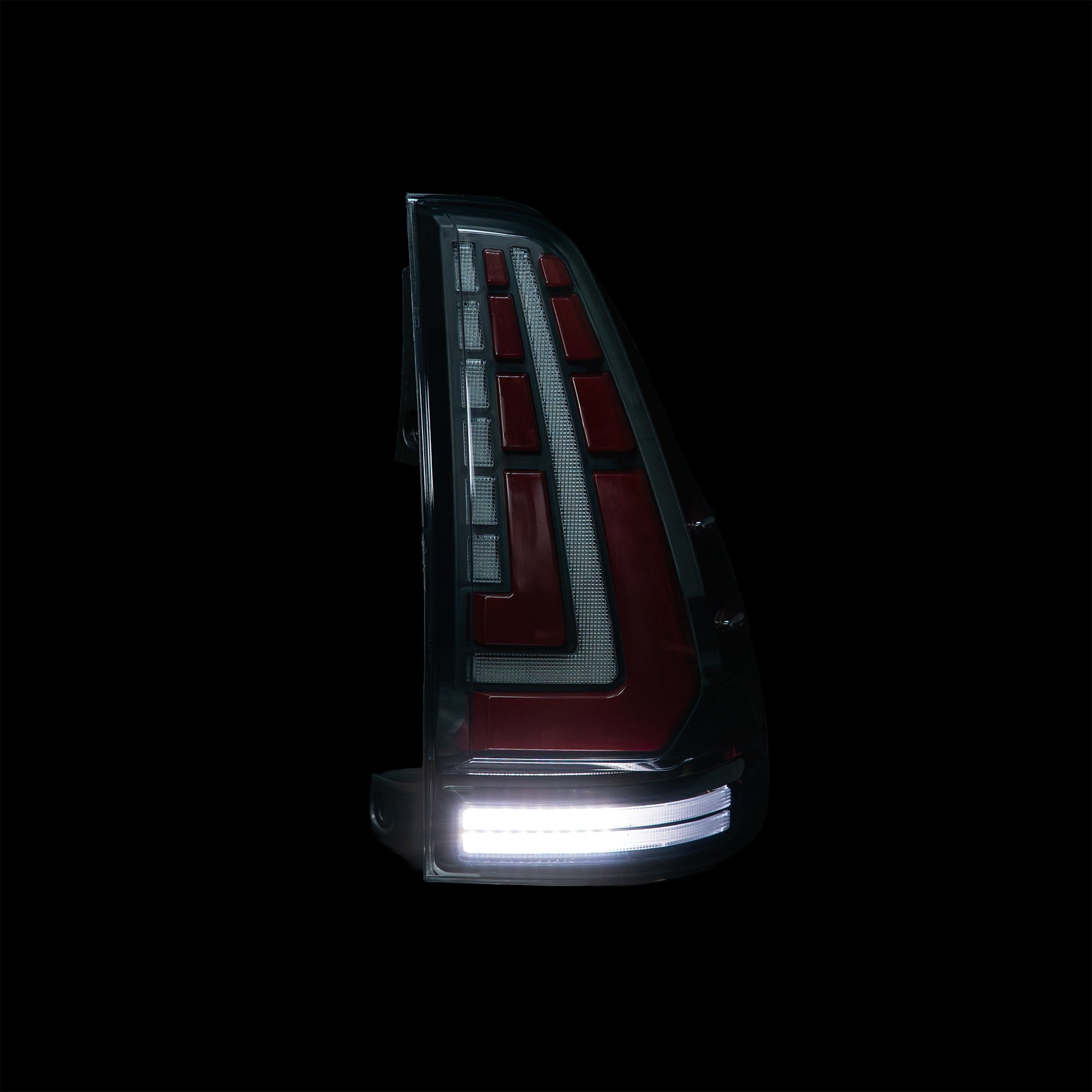 Blacked Out Toyota 120 Prado Tail Lights 2003-2009 – Bushdoof Lighting