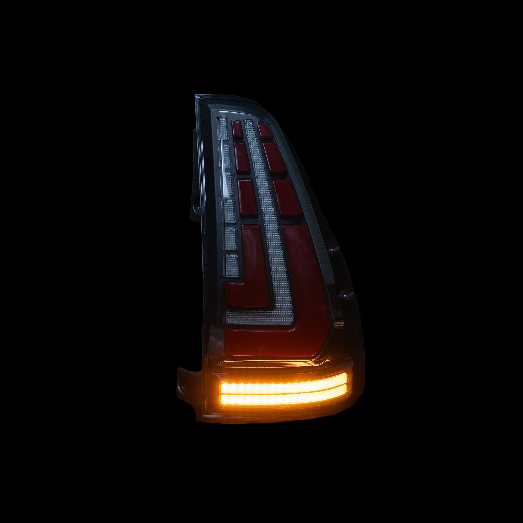 Blacked Out Toyota 120 Prado Tail Lights 2003-2009 – Bushdoof Lighting