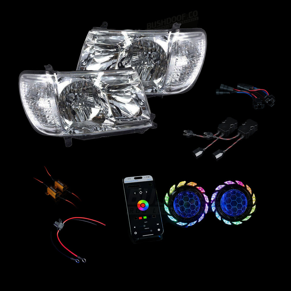 DIY LED 'Turbine' Headlight Kit for Toyota 100/105 Series – Bushdoof ...