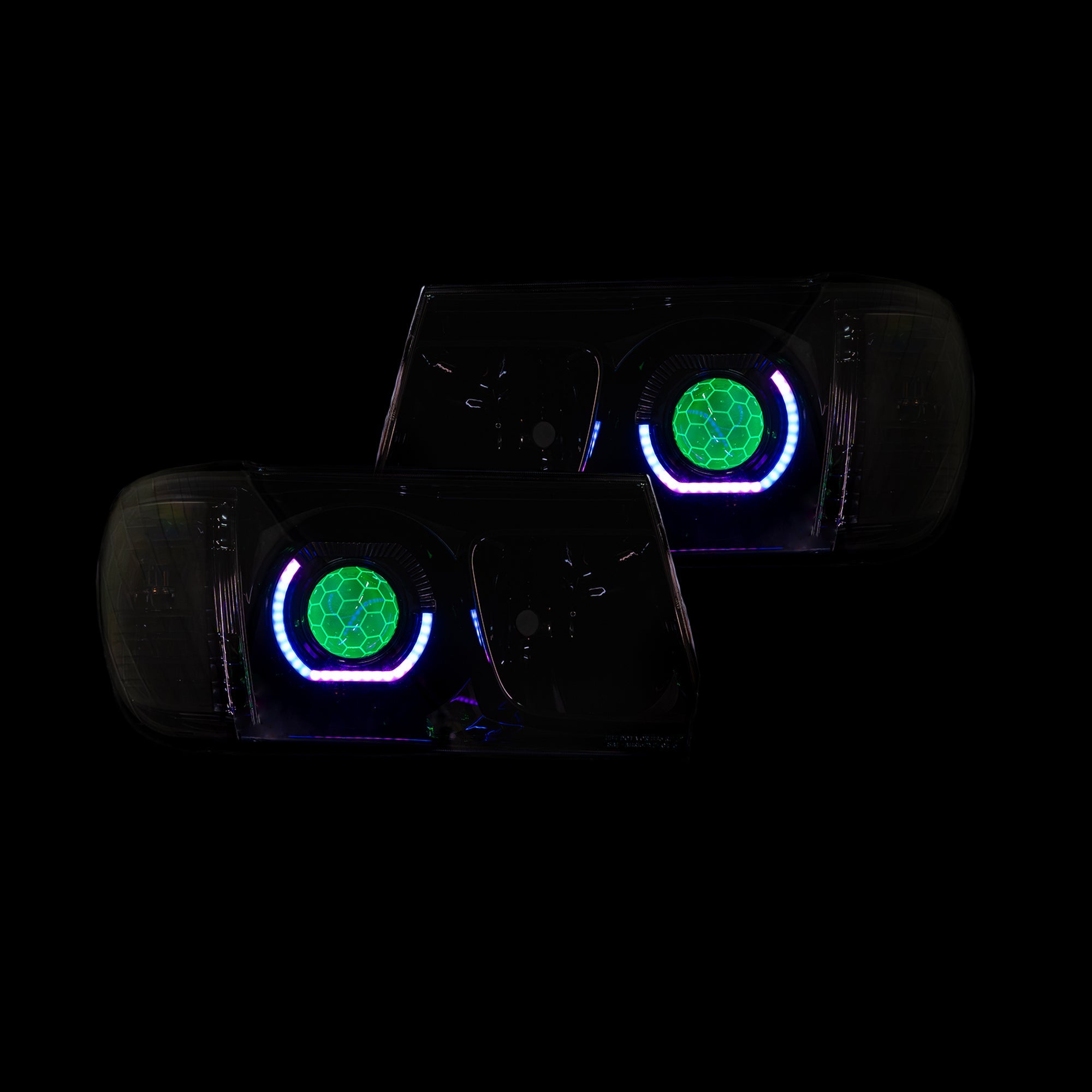 LED 'Angry Eye' Headlights to suit Toyota 100/105 Series – Bushdoof ...