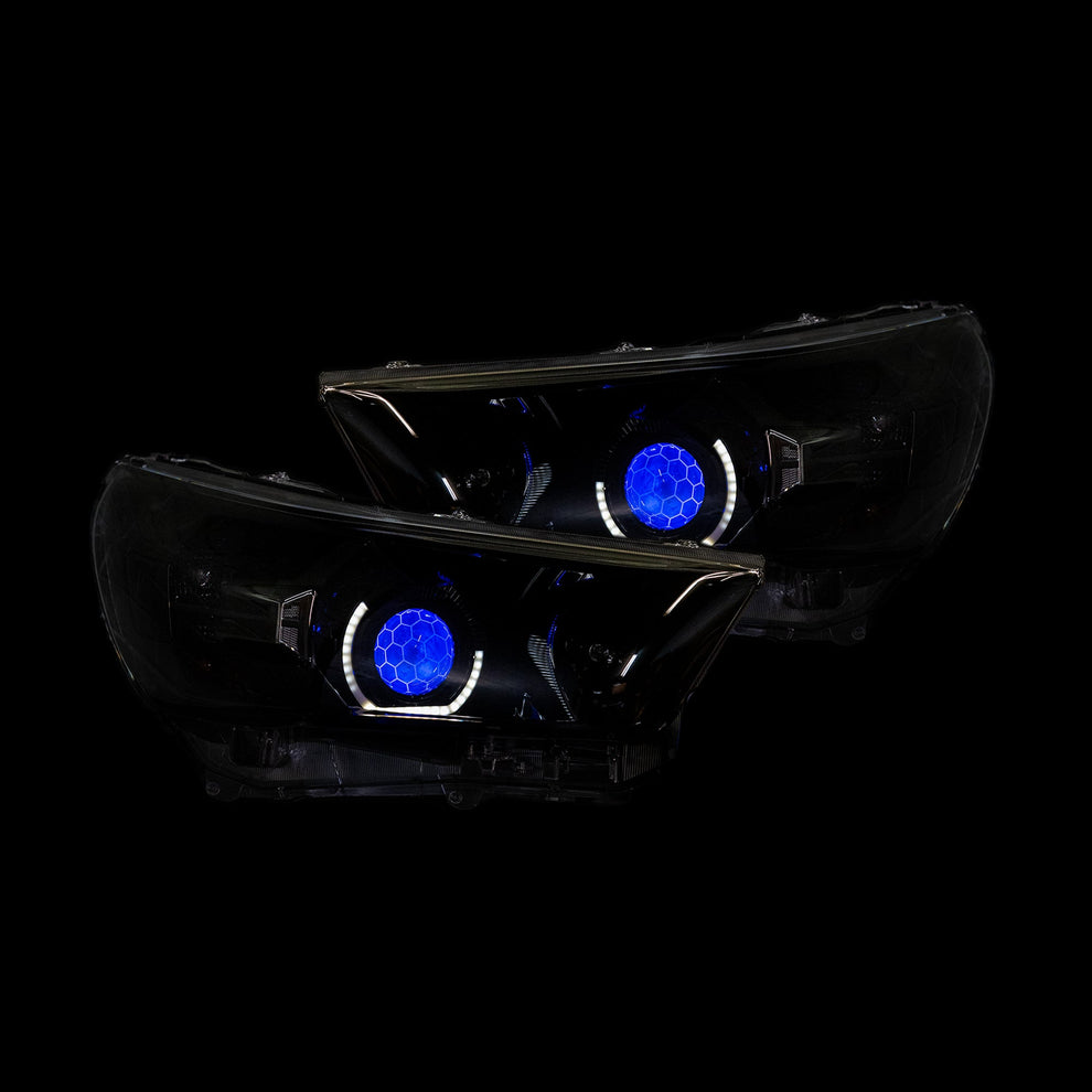LED 'Angry Eye' Headlights to suit Toyota Hilux N80 – Bushdoof Lighting