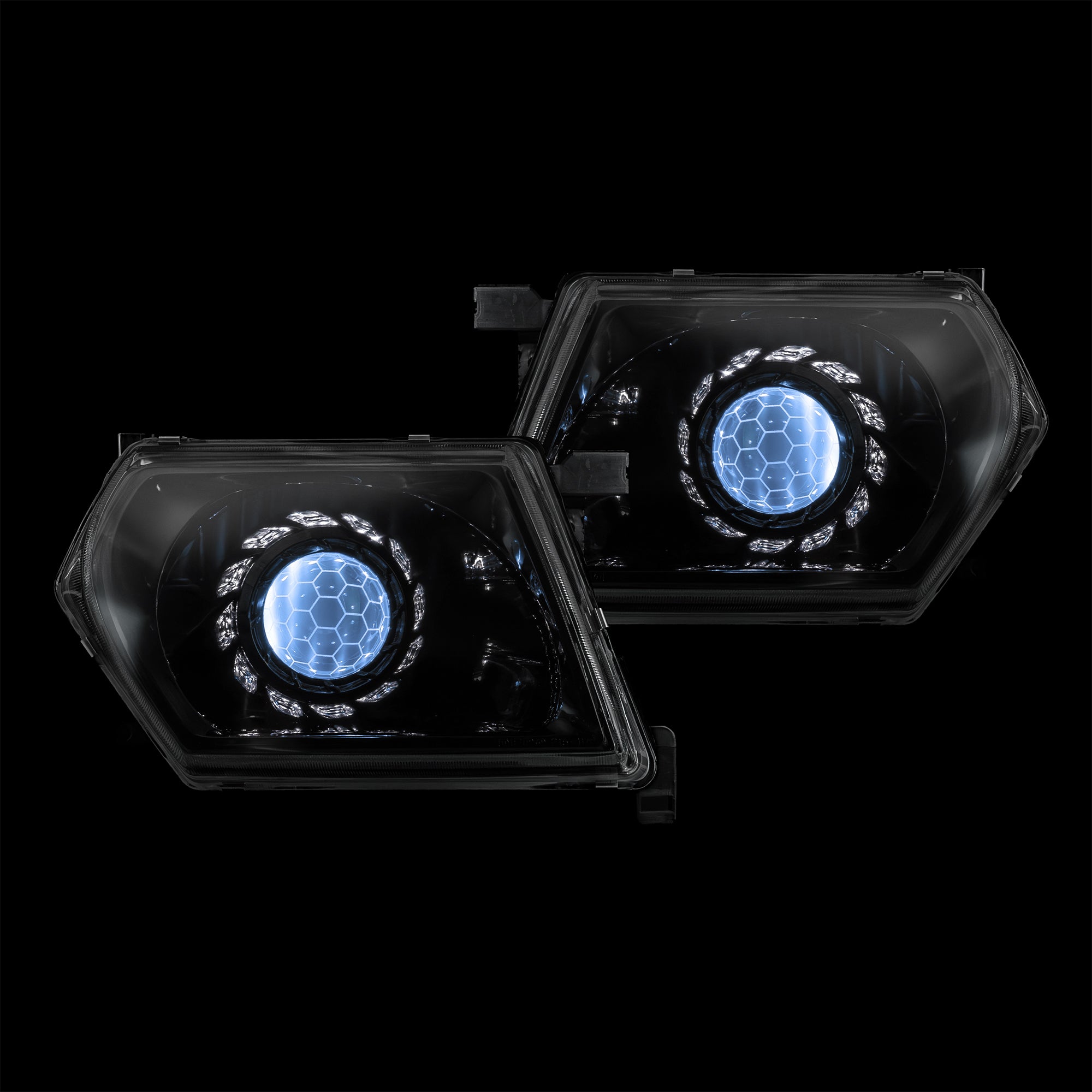 Nissan Patrol Y61 S1-3 LED 'Turbine' Headlights – Bushdoof Lighting