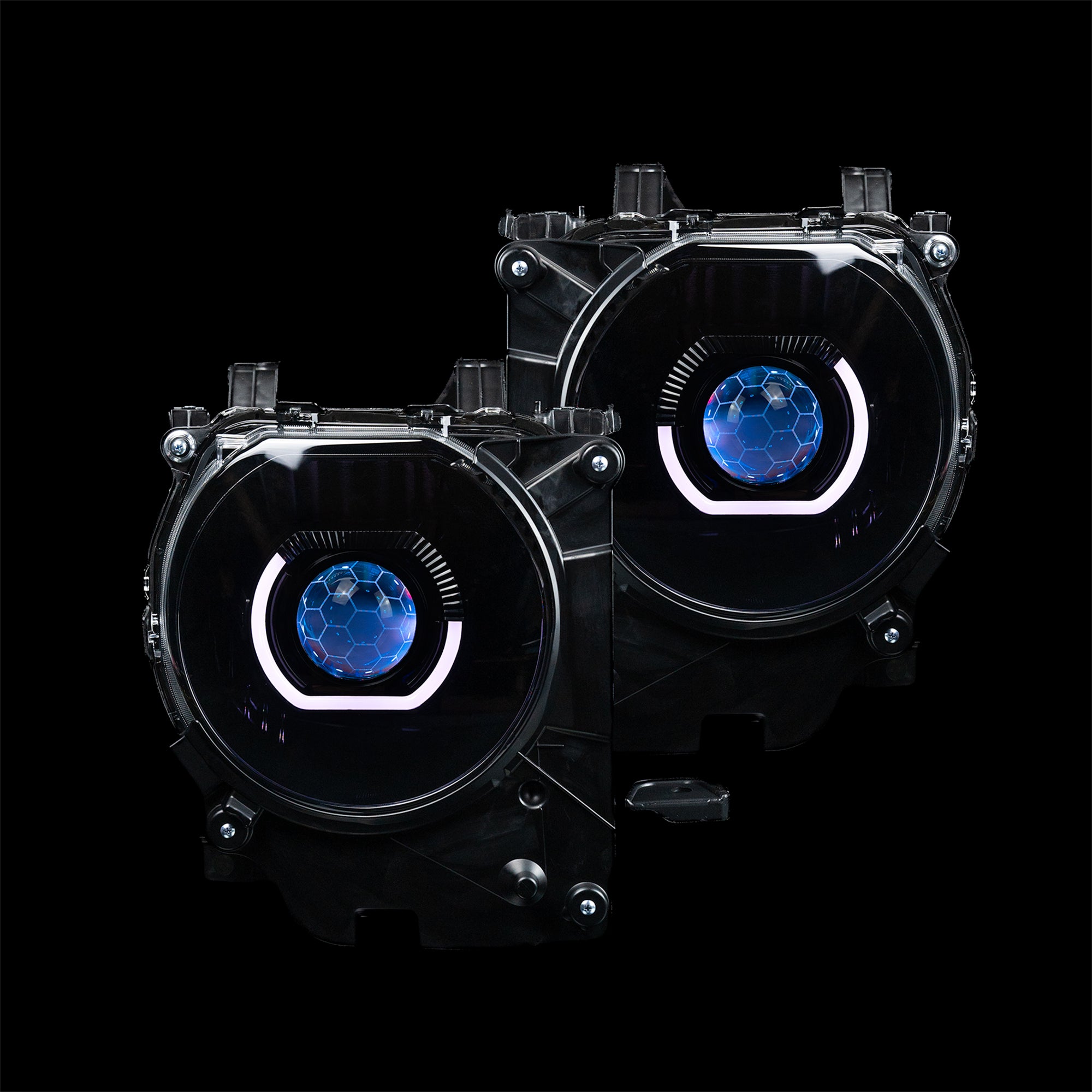 LED 'Angry Eye' Headlights to suit 2024+ Toyota 70 Series – Bushdoof ...