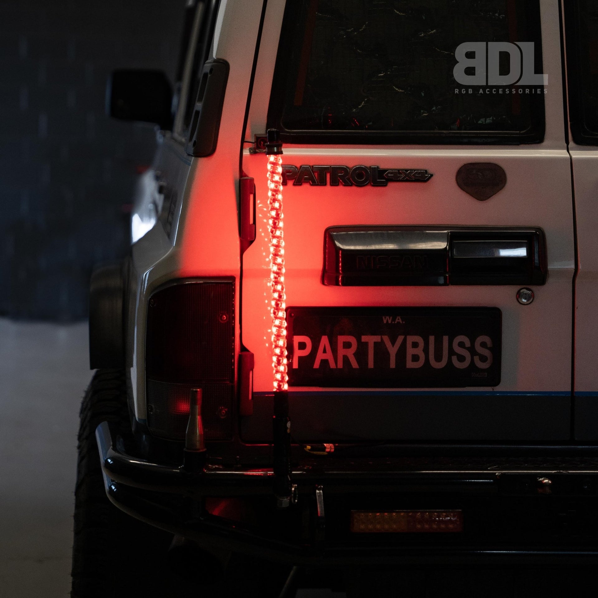 LED Whip Lights 4WD | RGB Light Up & Glow Aerials – Bushdoof Lighting