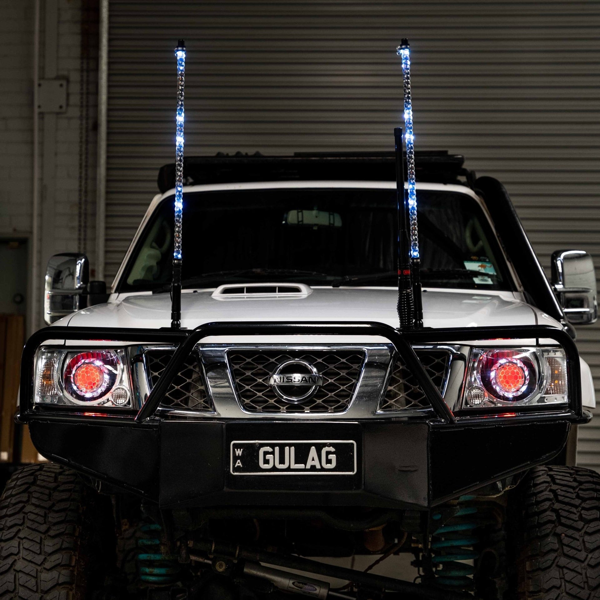 LED Whip Lights 4WD | RGB Light Up & Glow Aerials – Bushdoof Lighting