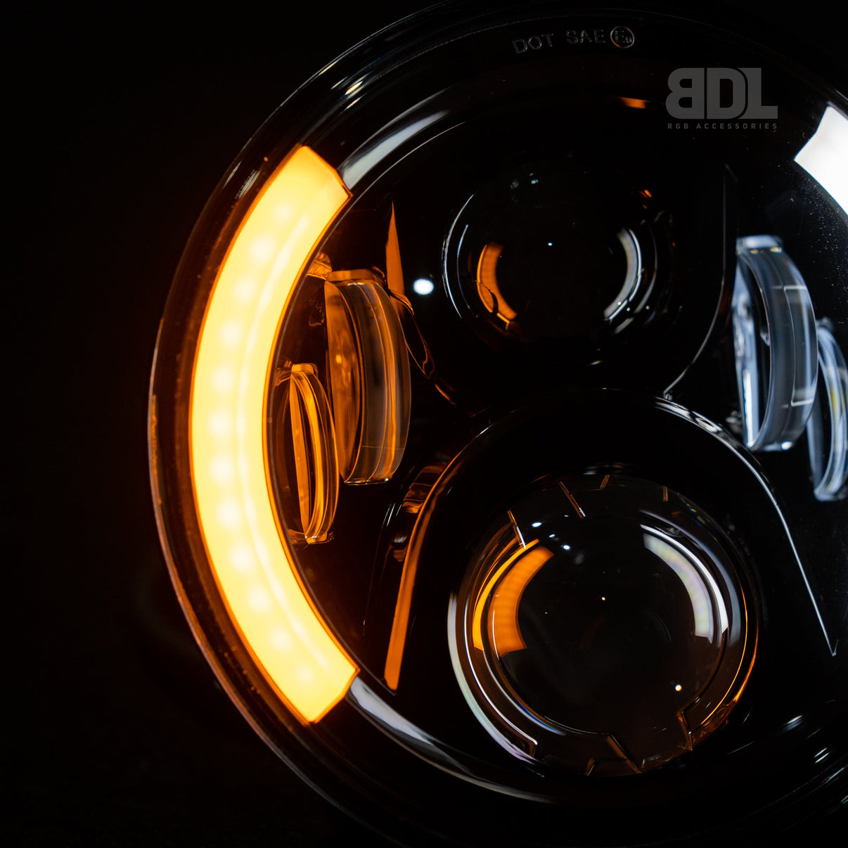 7" LED 'Angel Wing' Headlights – Bushdoof Lighting