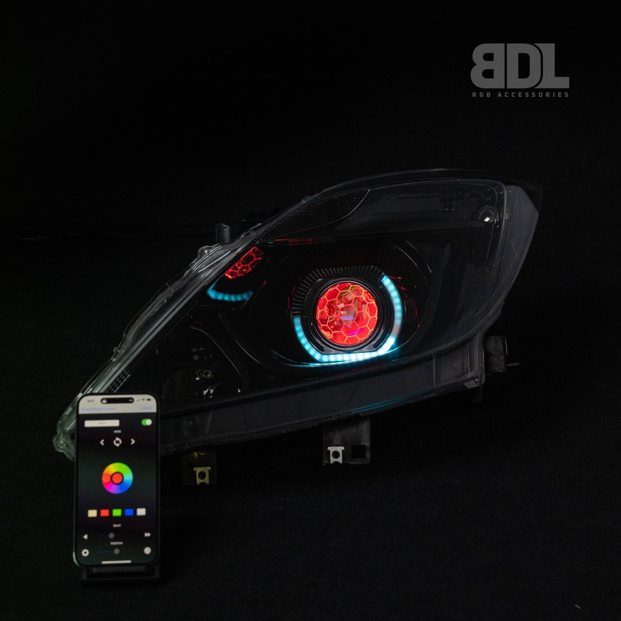 Mazda BT50 LED 'Angry Eye' Headlights – Bushdoof Lighting