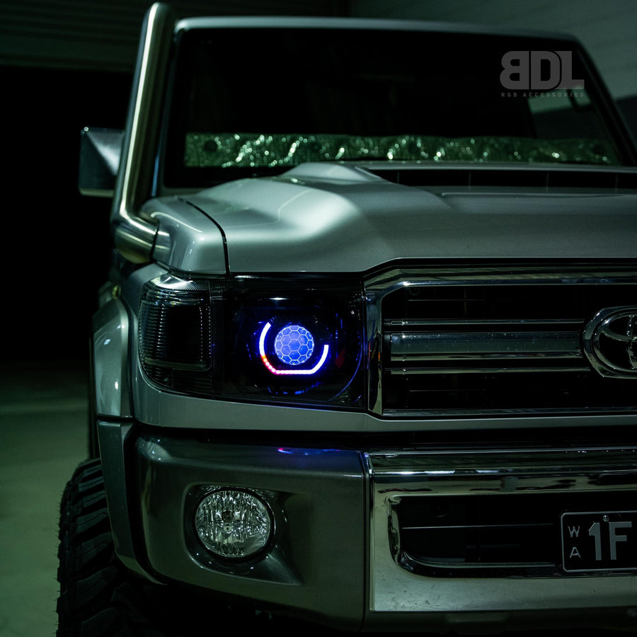 RGBW Angry Eye Kit | Chasing HID Headlight – Bushdoof Lighting