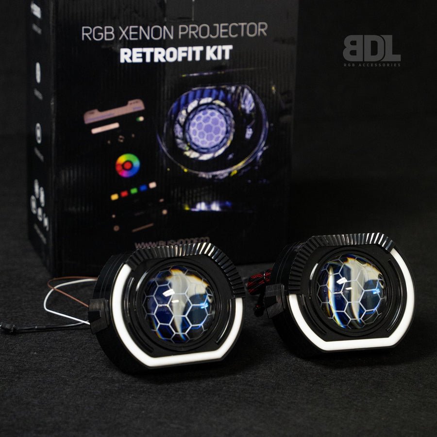 RGBW Angry Eye Kit | Chasing HID Headlight – Bushdoof Lighting